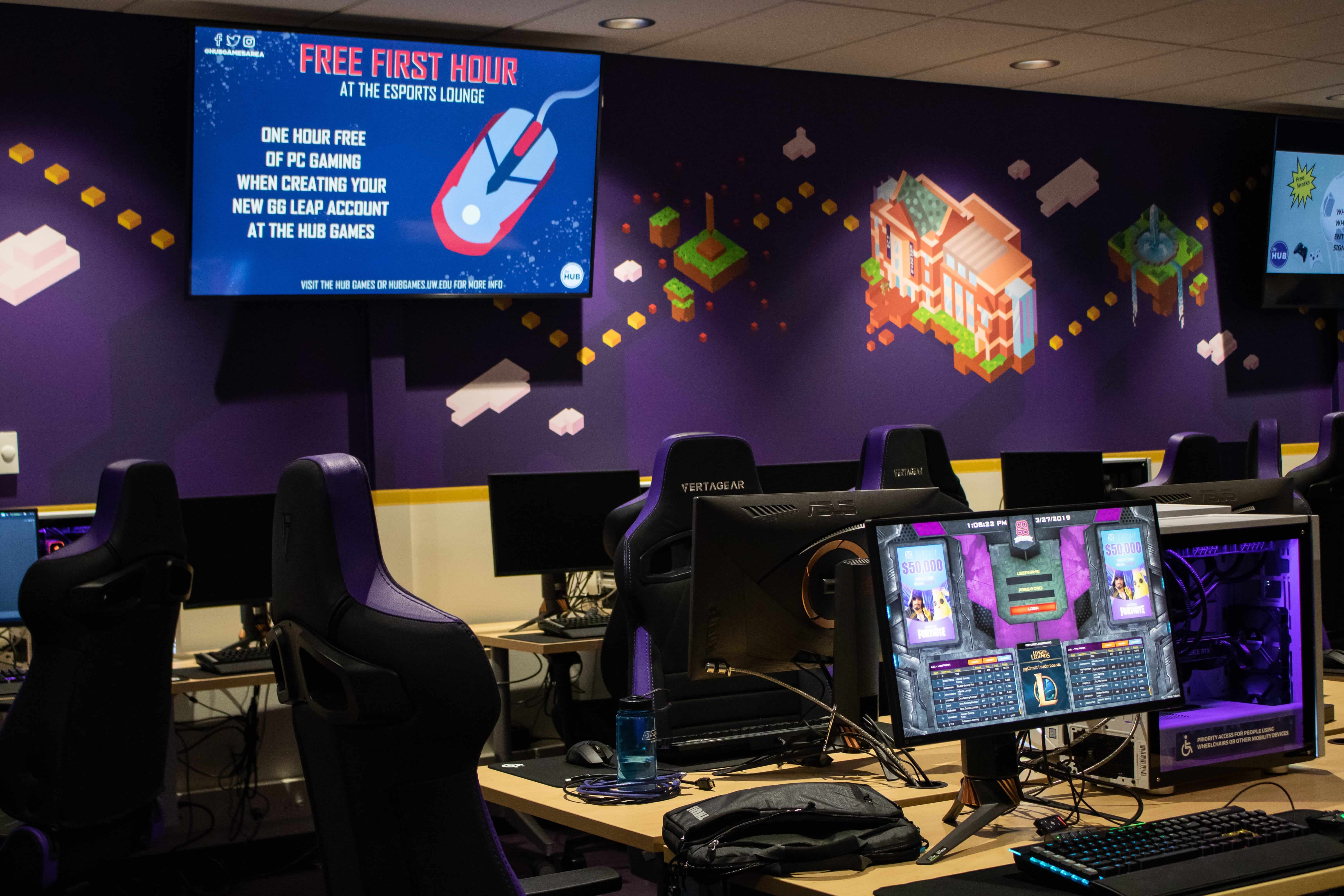 Esports Gaming Lounge & UW Esports | The HUB
